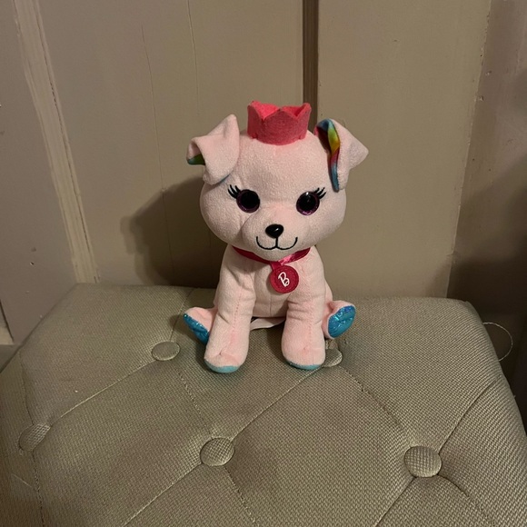 Mattel | Toys | Mattel Barbies Pink Princess Dog With Collar | Poshmark